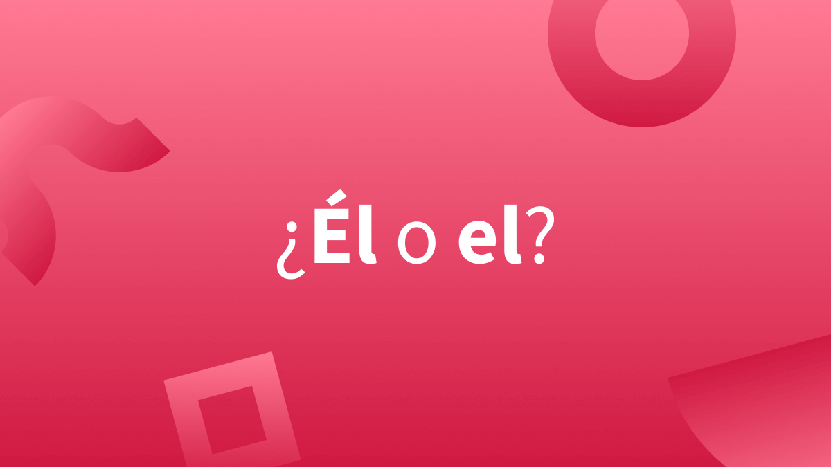 Descubre la clara diferencia entre el y él en un instante